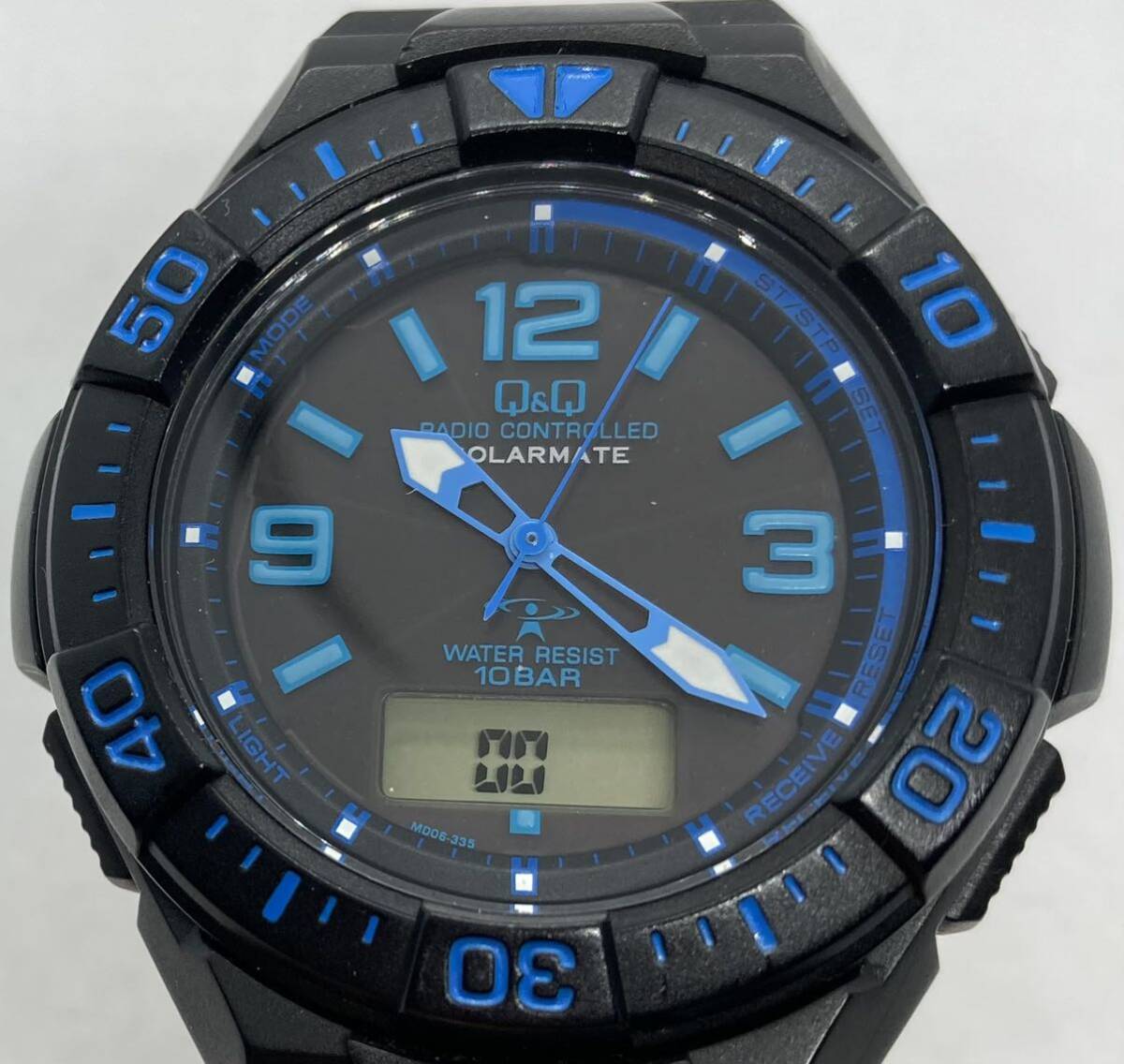Yahoo!オークション - 573-0200 Q&Q 腕時計 ソーラー UP08 ラバーベル...