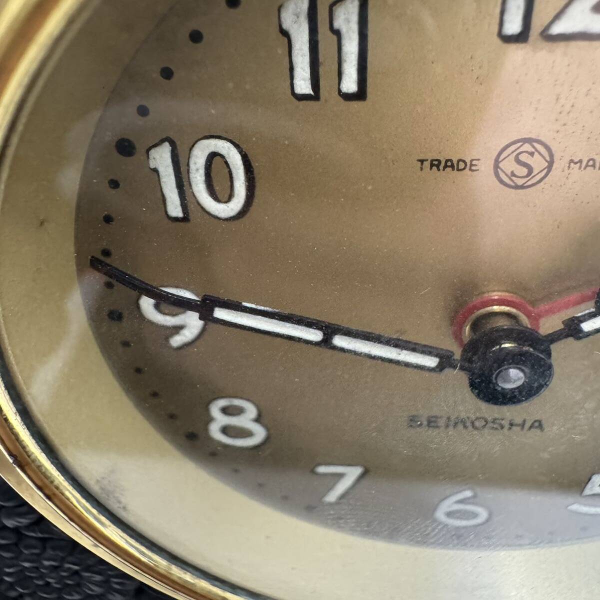 Yahoo!オークション - 13222 動作未確認 ジャンク 置時計 SEIKOSHA 精...