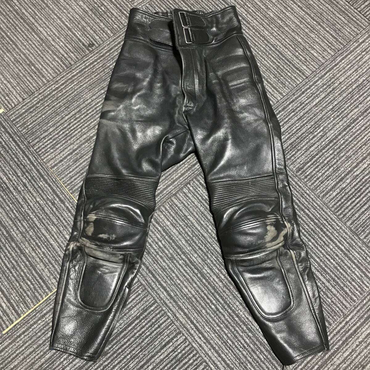 Yahoo!オークション - IM8 牛革 ライダース パンツ PLICANA CORIN L70...