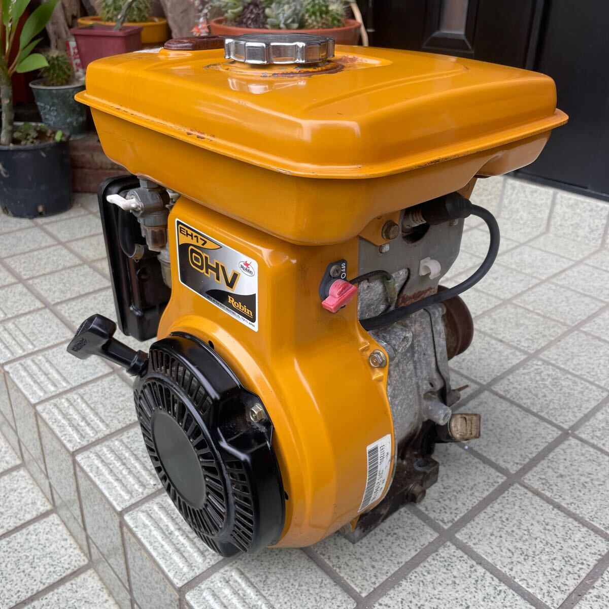 Yahoo!オークション - ロビン EH17-2D 6馬力 OHV ガソリンエンジン す...
