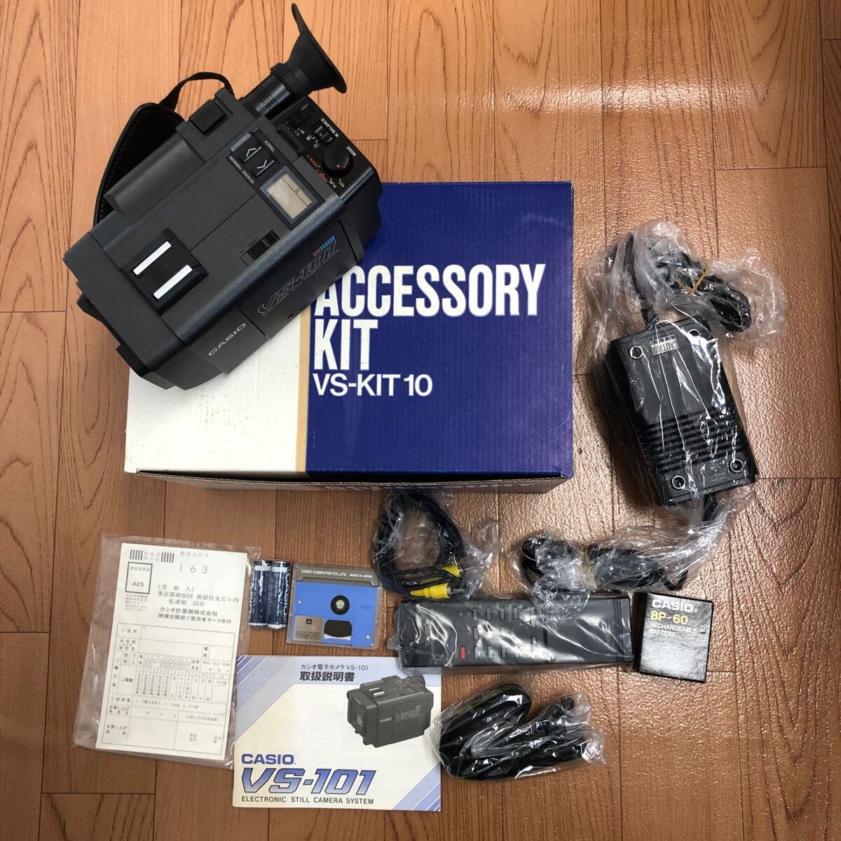 Yahoo!オークション - CASIO VS-101 電子スチルビデオカメラ アクセサ...