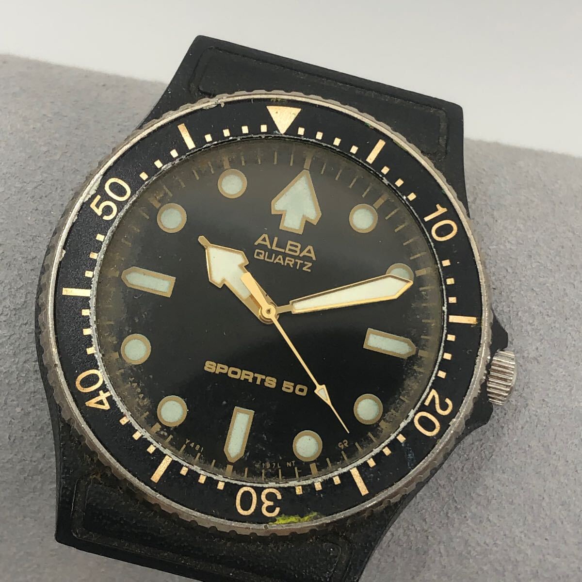 Yahoo!オークション - SEIKO セイコー ALBA アルバ Y481-014A 動作未確...