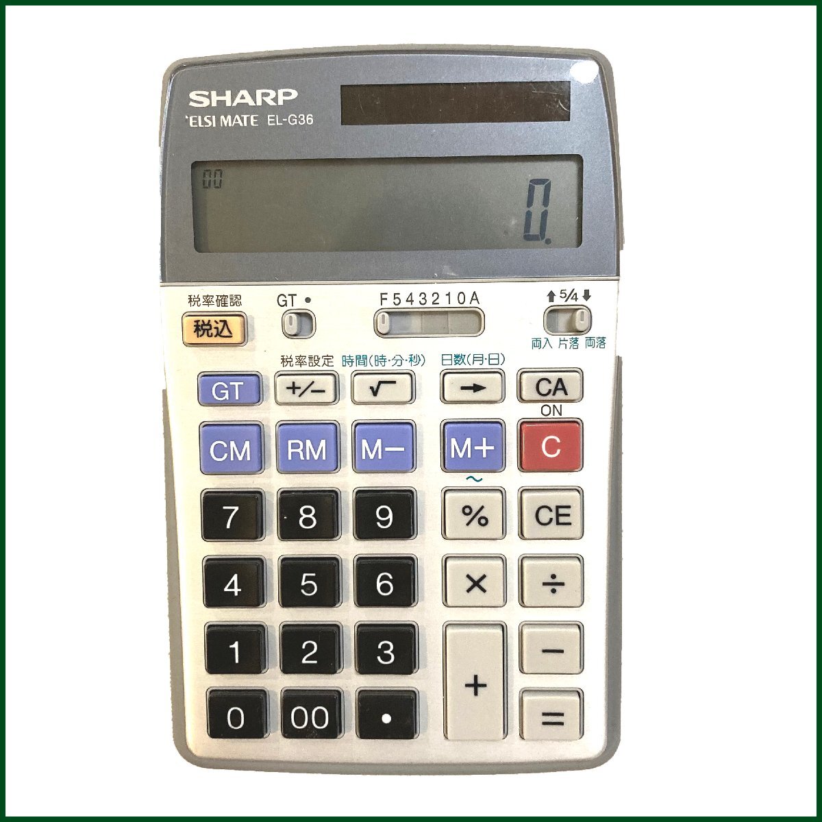 Yahoo!オークション - 中古 シャープ/SHARP 電卓 EL-G36 12桁 SHARP EL...