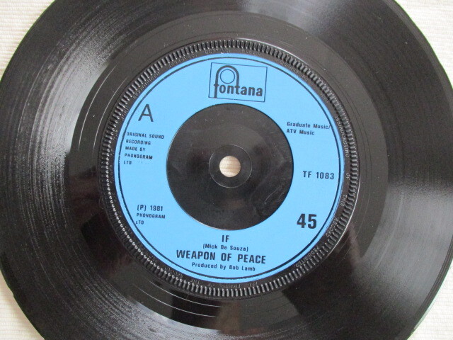 Yahoo!オークション - WEAPON OF PEACE 7 IF MISTY PHODES UK 7インチ ...