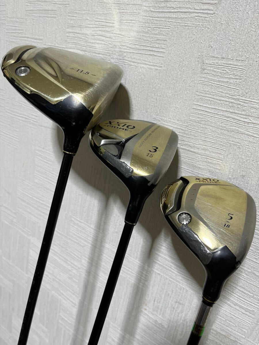 Yahoo!オークション - ぶっ飛び 男女兼用 XXIO PRIME 1W 3W 5W ウッド3...
