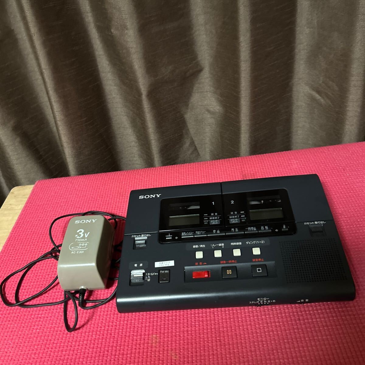 Yahoo!オークション - SONY ソニー TCS-8000M ダブルカセットコーダー...