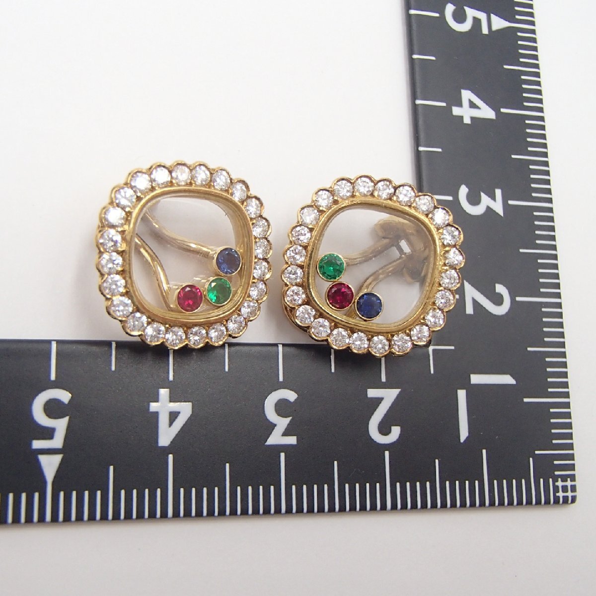 Yahoo!オークション - ショーメ CHAUMET イヤリング / K18 750 約9.8g...