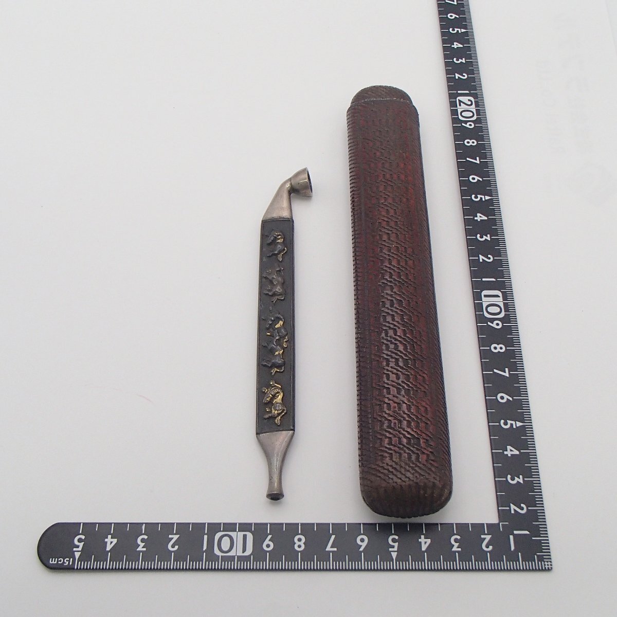 Yahoo!オークション - 煙管 キセル / 刀豆/なた豆キセル /馬/ 約37.7g...