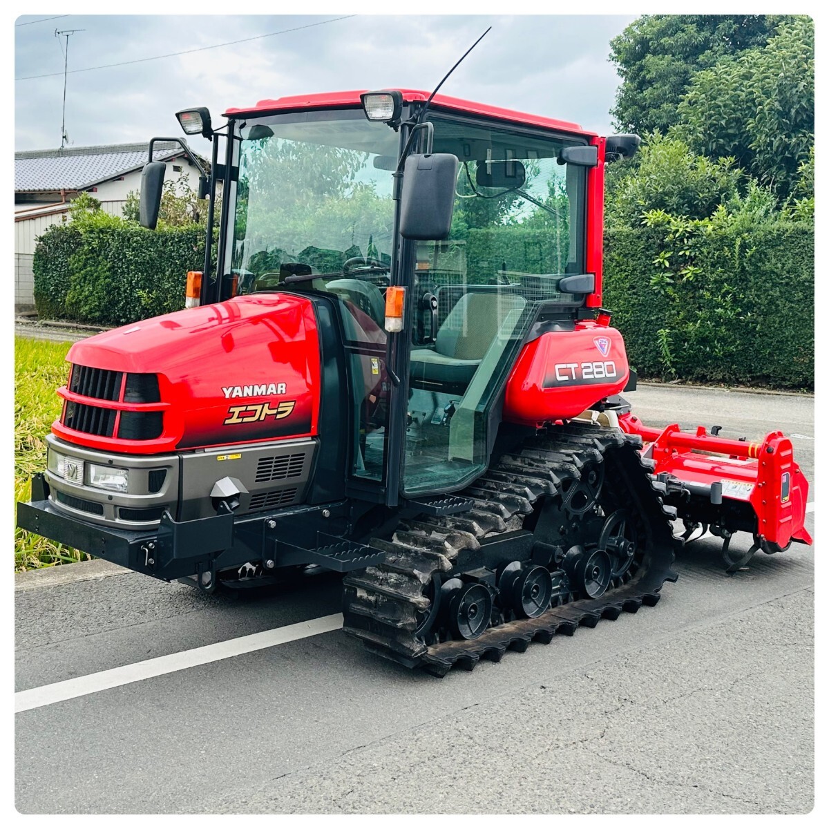 Yahoo!オークション - ヤンマートラクター CT280 フルクローラー 28馬...