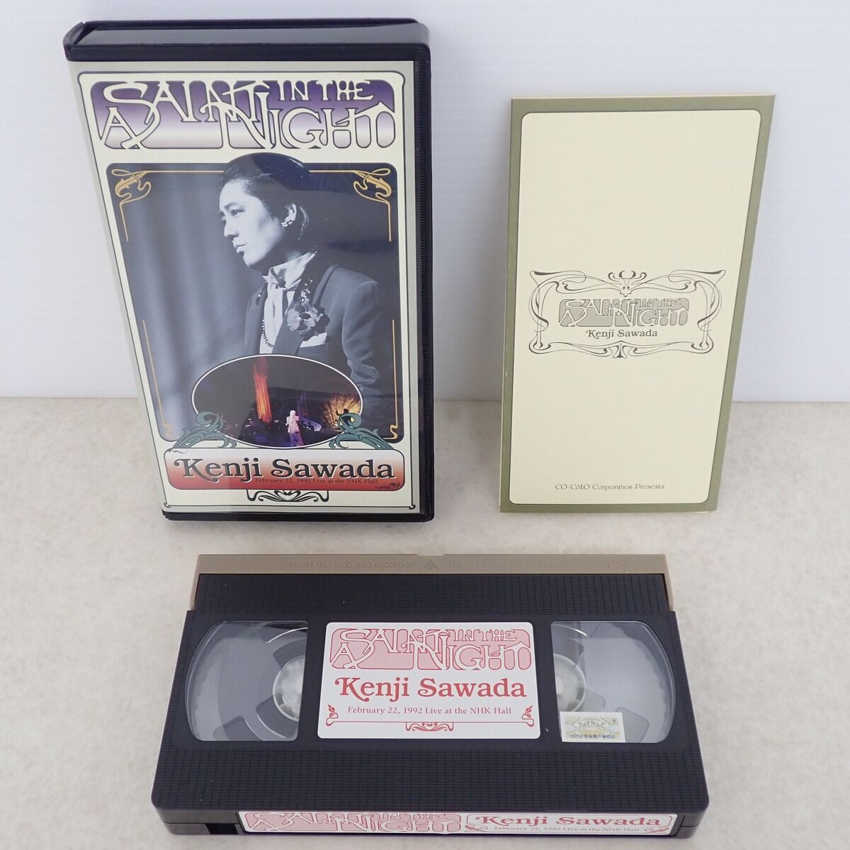 Yahoo!オークション - 沢田研二 VHS A SAINT IN THE NIGHT February 22...