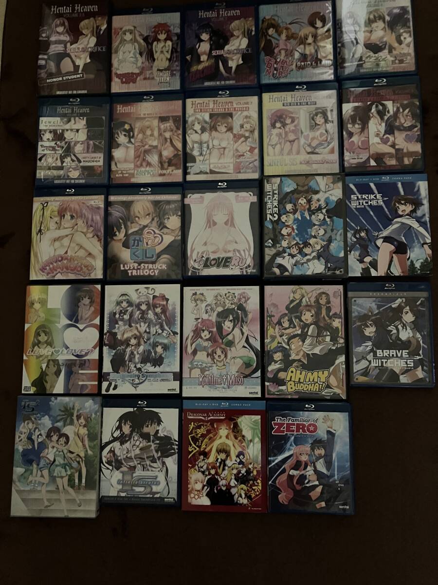 Yahoo!オークション - 北米版 アニメ ブルーレイ DVD まとめ売り 全59...