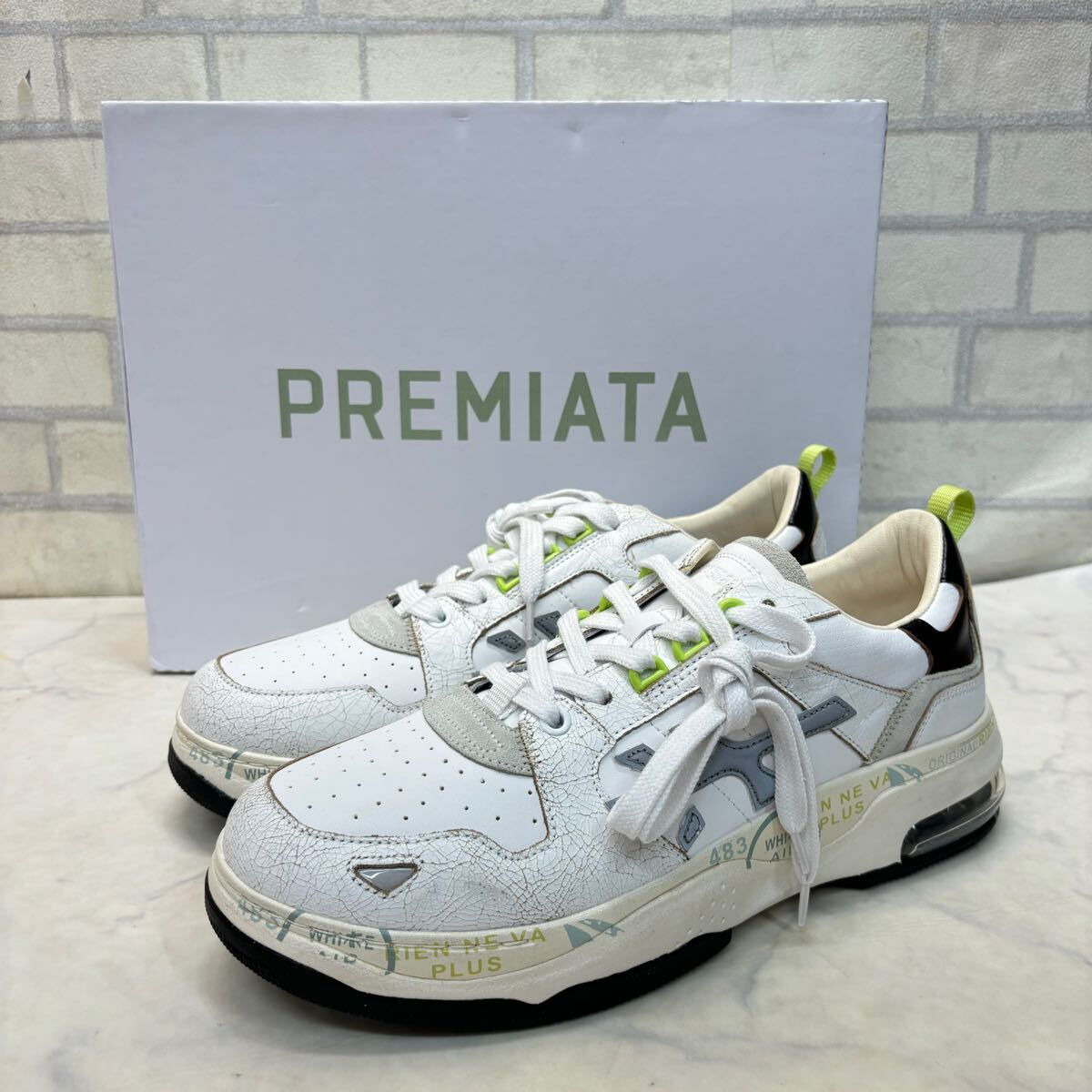 Yahoo!オークション - 新品 未使用 PREMIATA DRAKE 352 スニーカー サ...