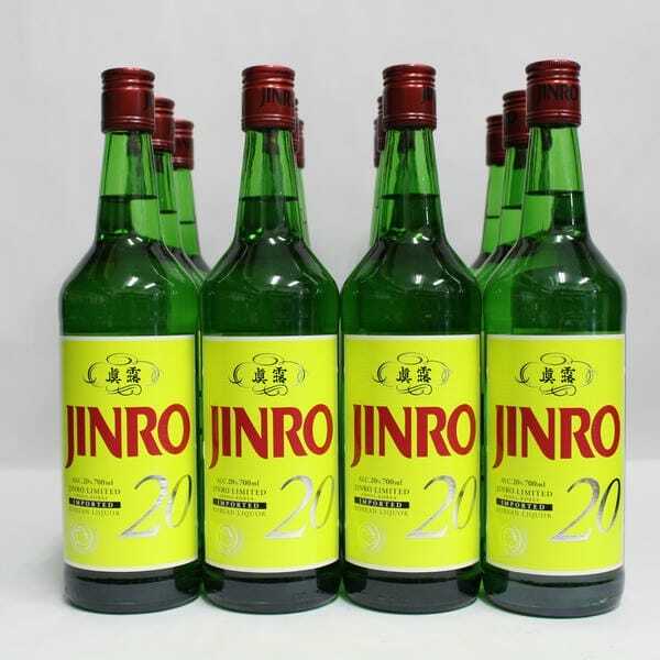 Yahoo!オークション - 【12本セット】JINRO（ジンロ）眞露 20度 700ml ...