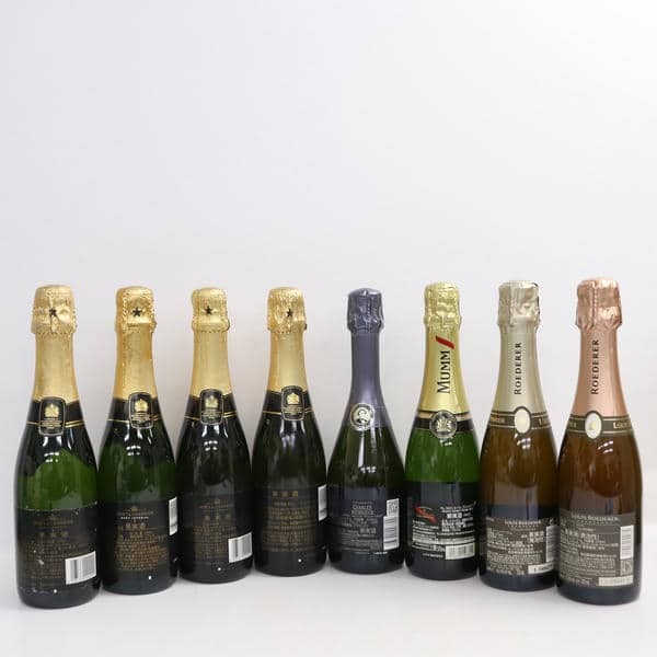 Yahoo!オークション - 【8本セット】シャンパン ハーフボトル各種（モ...
