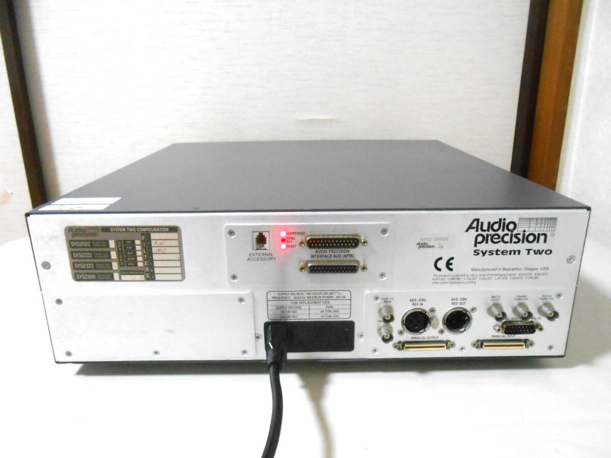 Yahoo!オークション - Audio Precision SYS-2322 SYSTEM TWO オーディ...