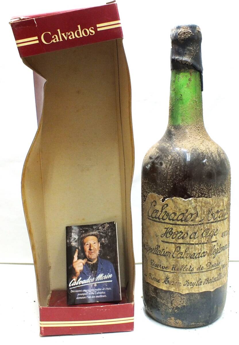22M 未開栓 Calvados カルヴァドス MORIN モラン オルダージュ Hors d'Age 44％ ヴィンテージ 旧 古 オールド ボトル 1円スタート(カルヴァドス)｜売買された ...