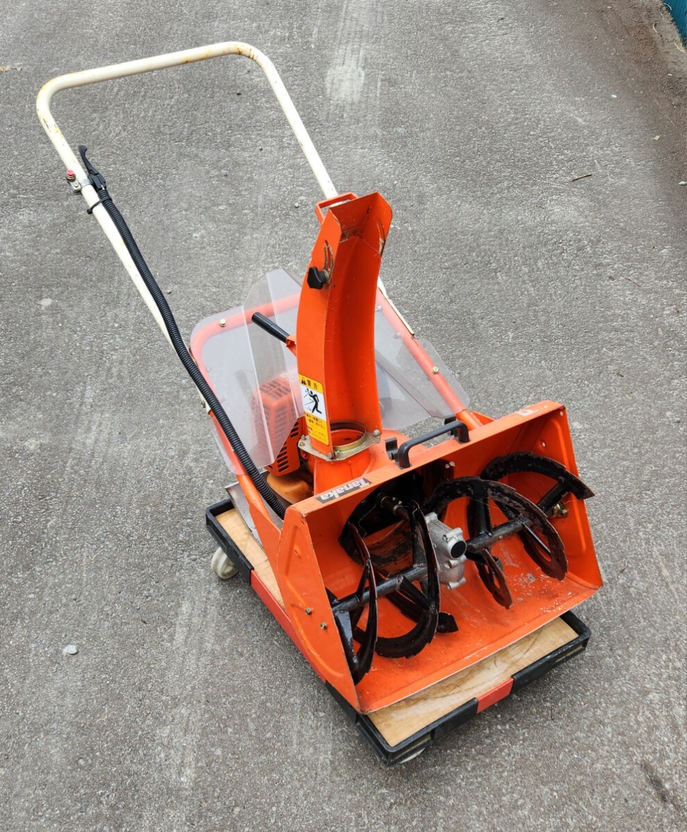 TANAKA 除雪機 タナカ THR-450 ハンディーラッセル 実働 北海道より(除雪機)｜売買されたオークション情報、yahooの商品情報をアーカイブ公開 - オークファン（aucfan.com）