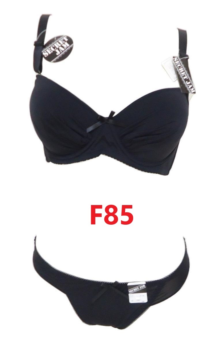 Yahoo!オークション - F85/LL・ブラック シームレスブラジャー＆シ...