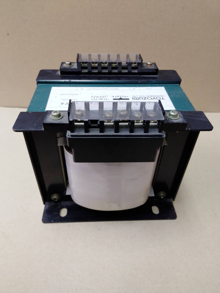 Yahoo!オークション - 豊澄 単相複巻変圧器 SD42-01KB 400V- 200V 1kVA...