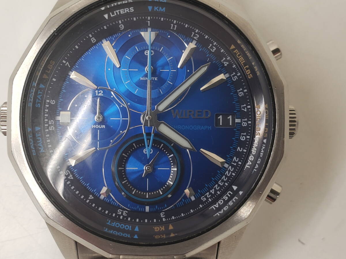 Yahoo!オークション - WIRED VK67-K090 【不動品】 メンズ腕時計 クロ...