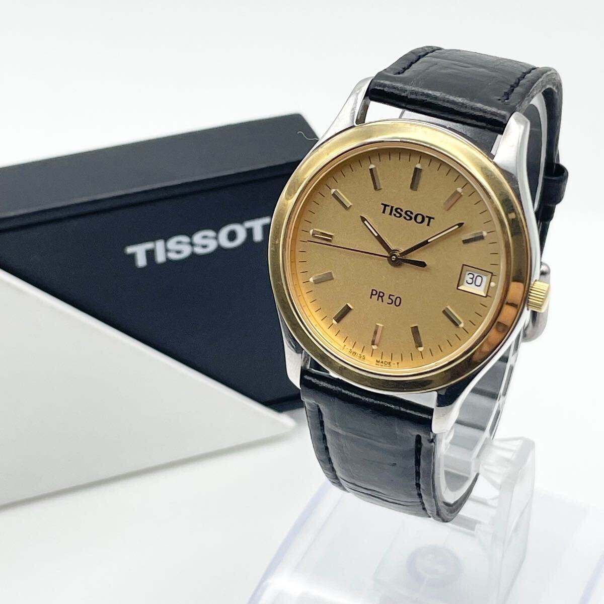 Yahoo!オークション - TISSOT ティソ PR 50 J174/274K メンズ 腕時計 ...