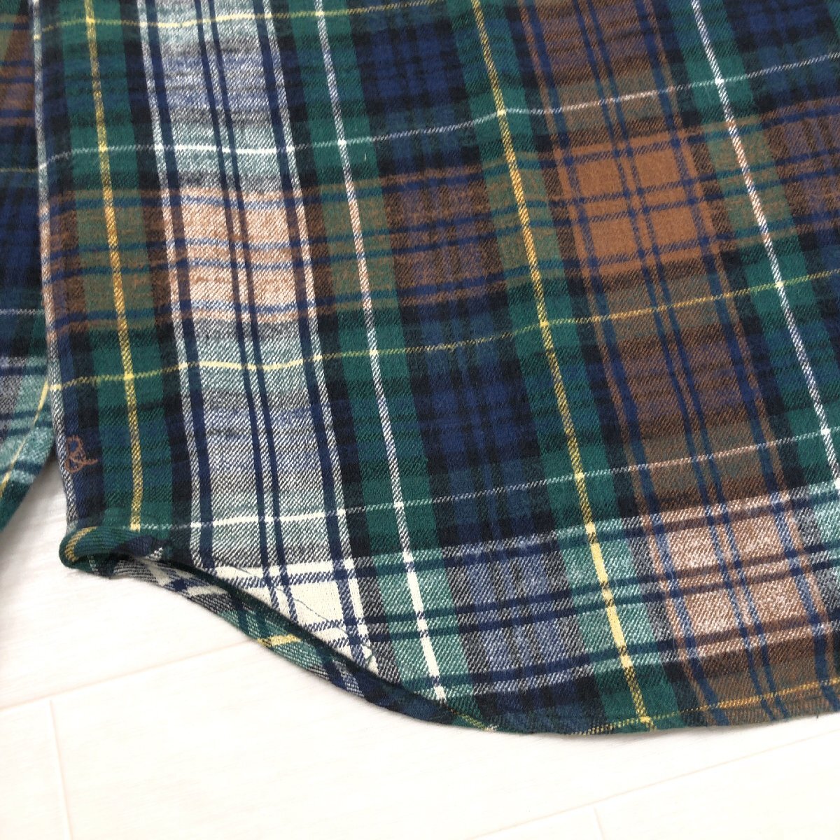 Yahoo!オークション - 45rpm 45アールピーエム チェック柄 プルオーバ...