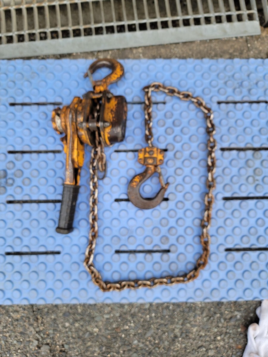 KITO レバーブロック チェーンブロック 荷締機1.6トン(工具、DIY用品)｜売買されたオークション情報、yahooの商品情報をアーカイブ公開 - オークファン（aucfan.com）