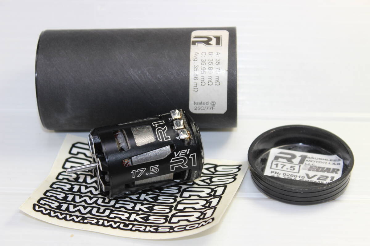 Yahoo!オークション - R1 V21ブラシレスモーター17.5T AXONtc10schumac...