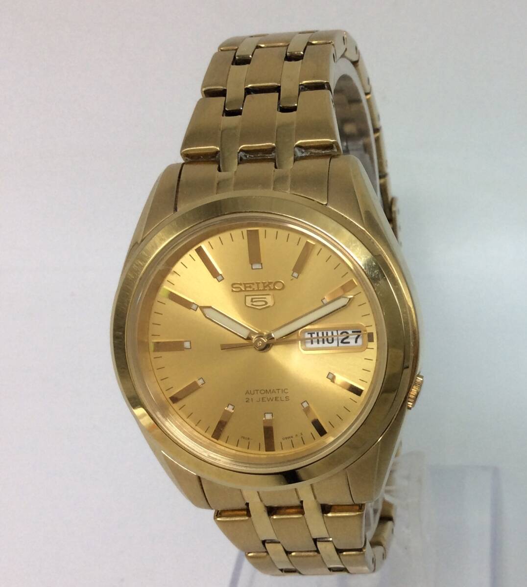 Yahoo!オークション - RR61 【AT/稼働】SEIKO セイコー 5 ファイブ 自...