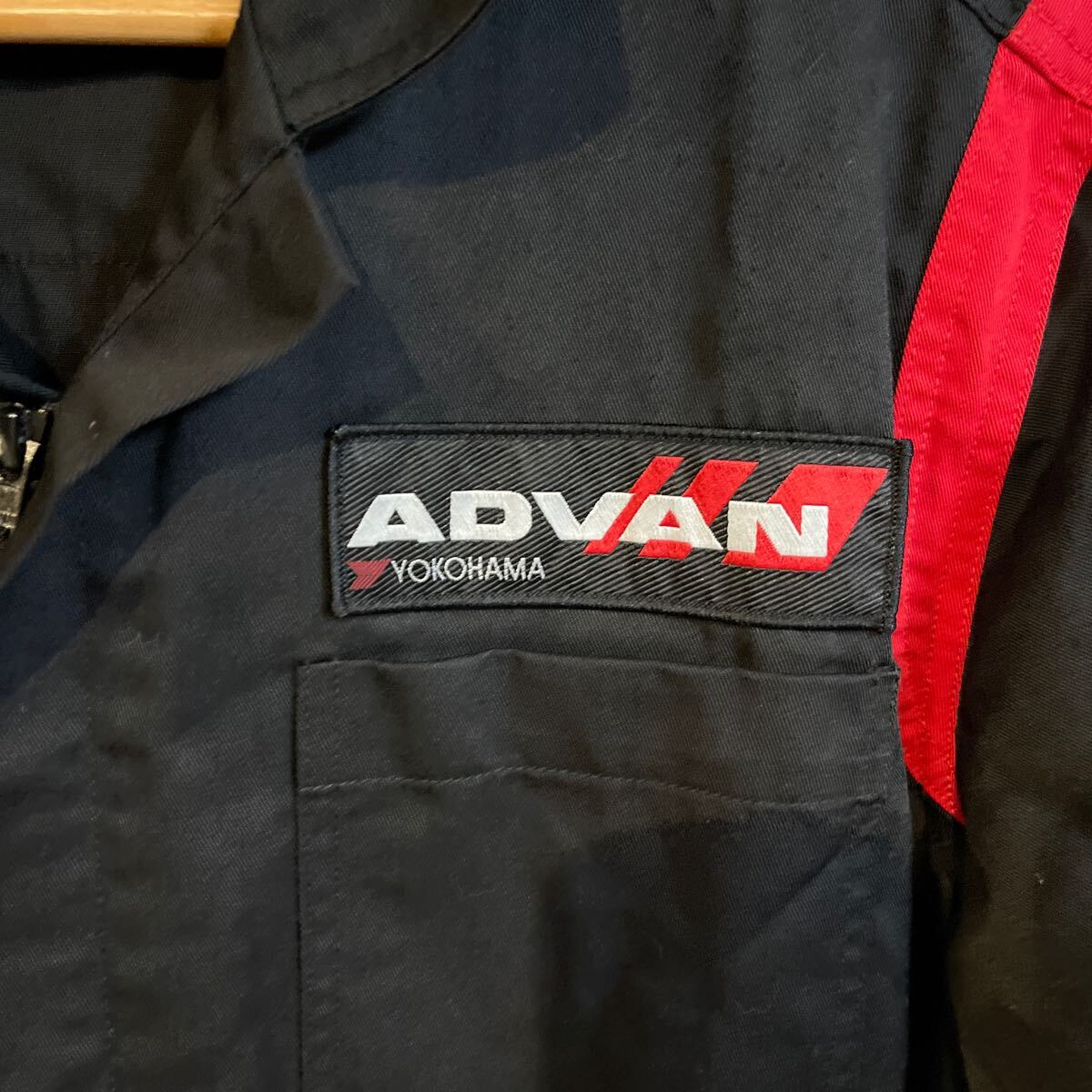 横浜ゴム YOKOHAMAタイヤのツナギ ADVAN つなぎ 作業着 整備 M 横浜ゴム YOKOHAMAタイヤのツナギ ADVAN つなぎ 作業着 整備 M