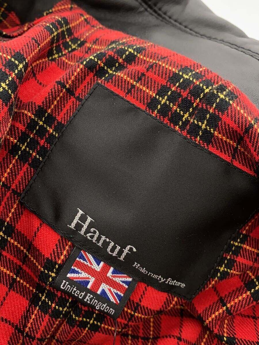 Yahoo!オークション - Haruf ホースレザー シングルライダースジャケッ...