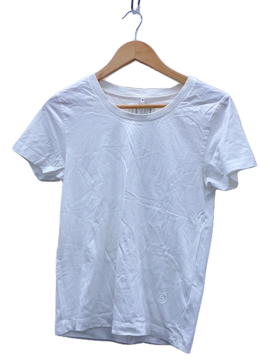 Yahoo!オークション - MM6 21SS/クルーネックTシャツ/M/コットン/WHT/S...