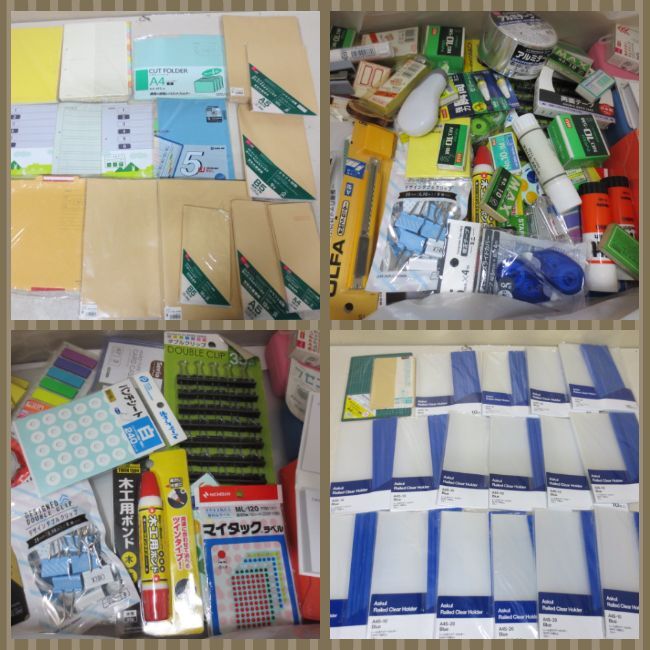 Yahoo!オークション - O1656M 19kg事務用品まとめセット/ホッチキスプ...