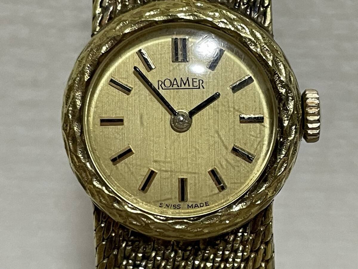 Yahoo!オークション - ROAMER ローマー SWISS 手巻き レディース 腕時...