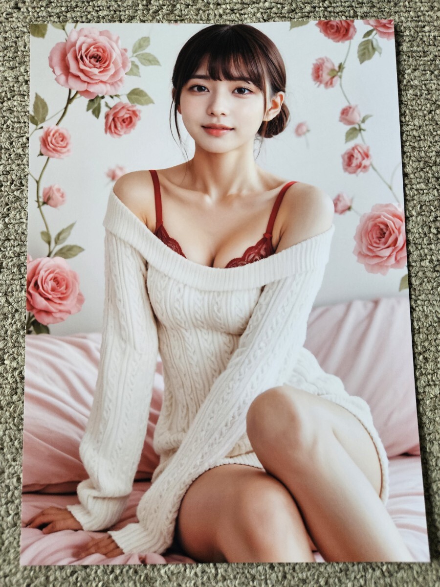 Yahoo!オークション - 1円スタート匿名 A4ポスターセクシー美女 アー...