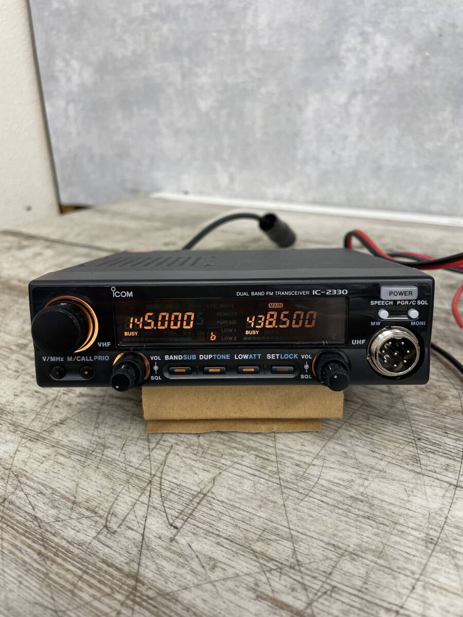 Yahoo!オークション - ICOM IC-2330 DUAL BAND TRANSCEIVER