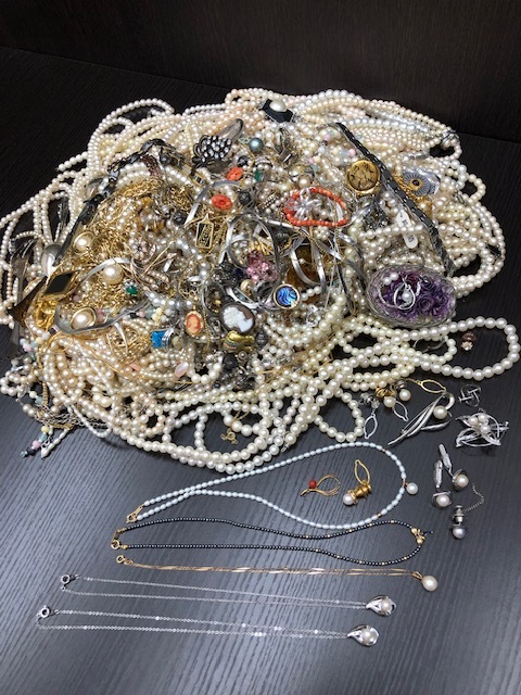 Yahoo!オークション - 大量 K18/K14/925/SV/シルバー含む K14 ミキモ...