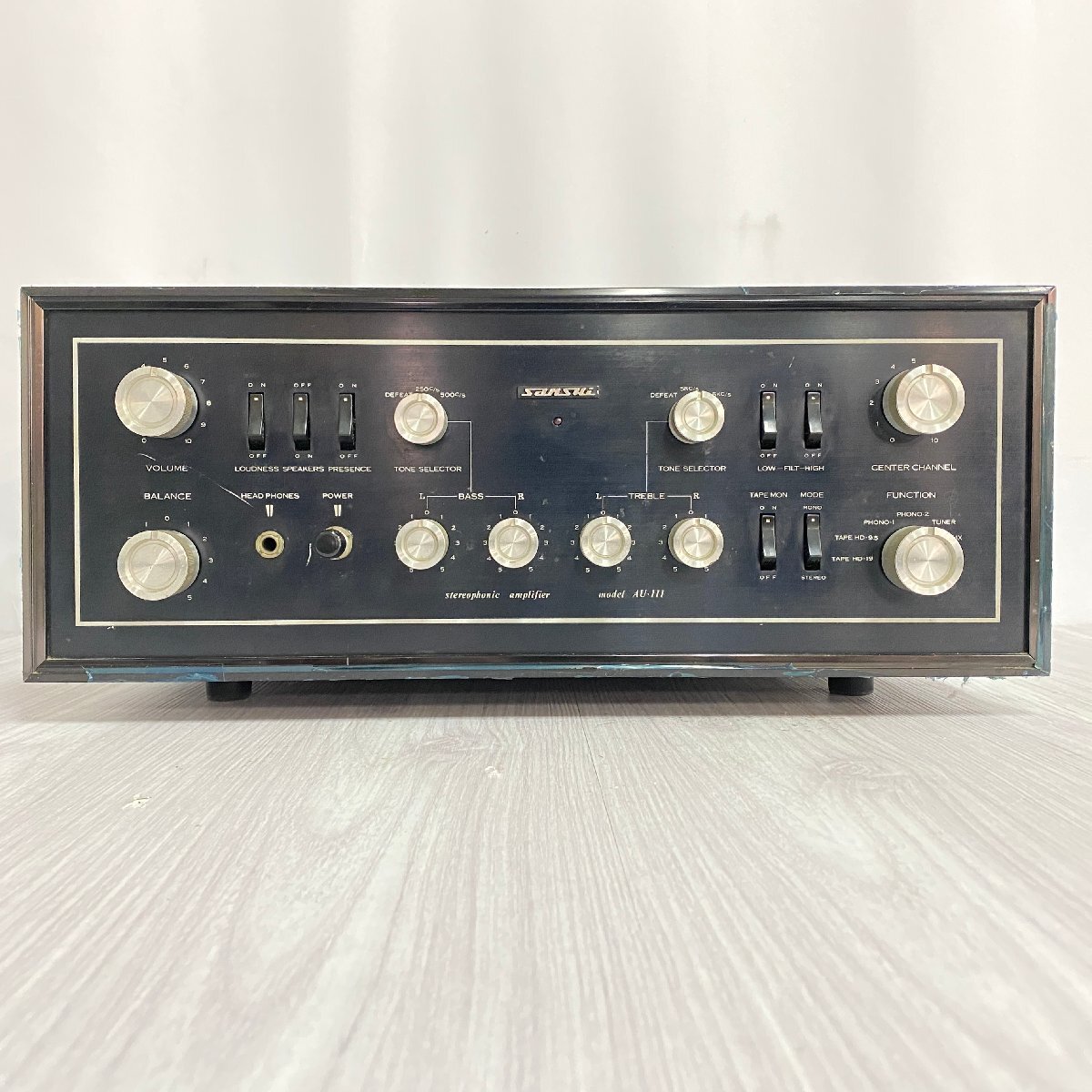 Yahoo!オークション - 1496 ジャンク品 Sansui サンスイ プリメインア...
