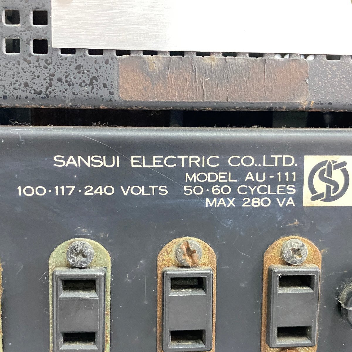 Yahoo!オークション - 1496 ジャンク品 Sansui サンスイ プリメインア...