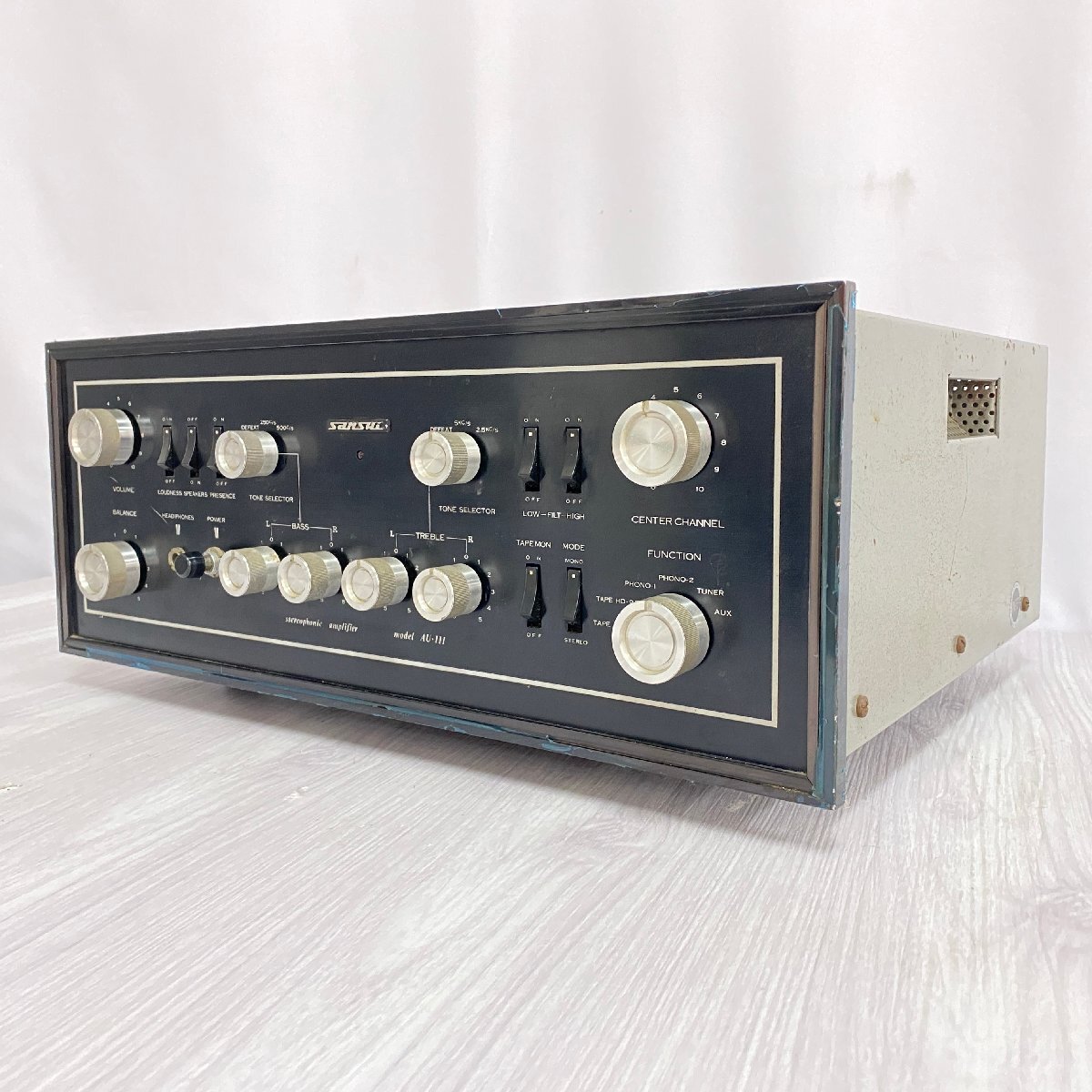 Yahoo!オークション - 1496 ジャンク品 Sansui サンスイ プリメインア...