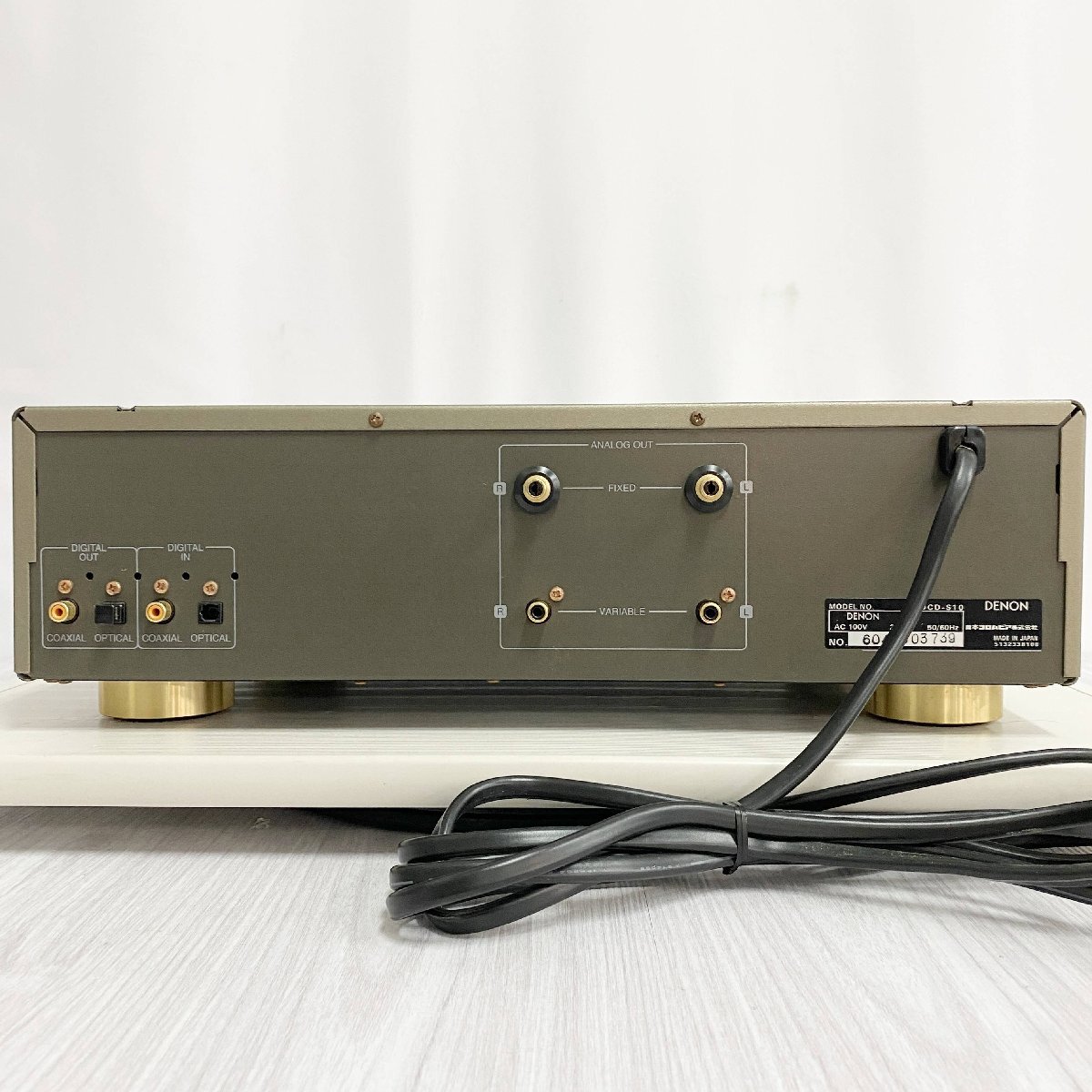 Yahoo!オークション - 1592 良品 DENON デノン CDデッキ DCD-S10