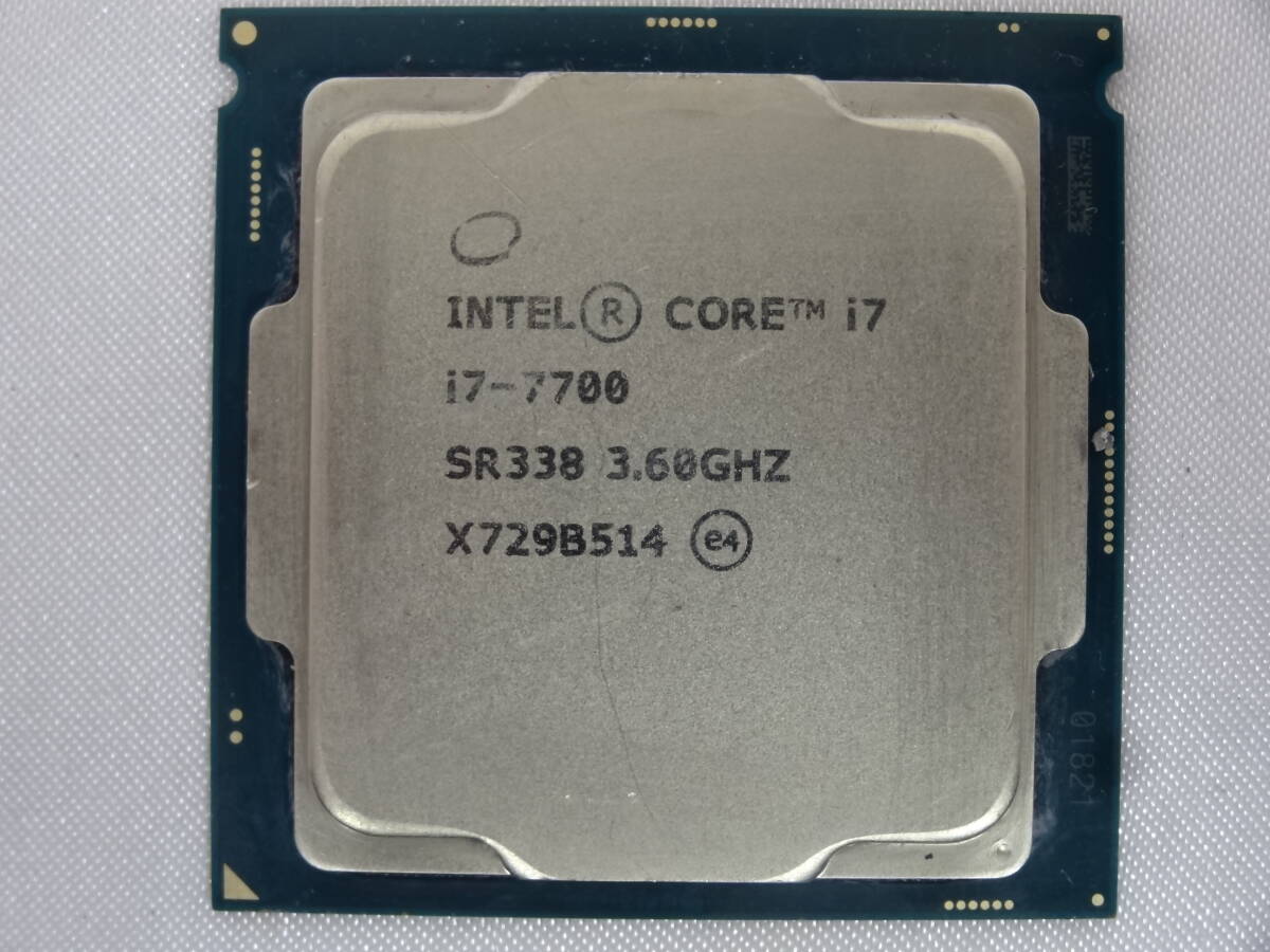 Intel /CPU Core i7-7700 3.60GHz 起動確認済み(Core i7)｜売買されたオークション情報、yahooの商品情報をアーカイブ公開 - オークファン（aucfan ...