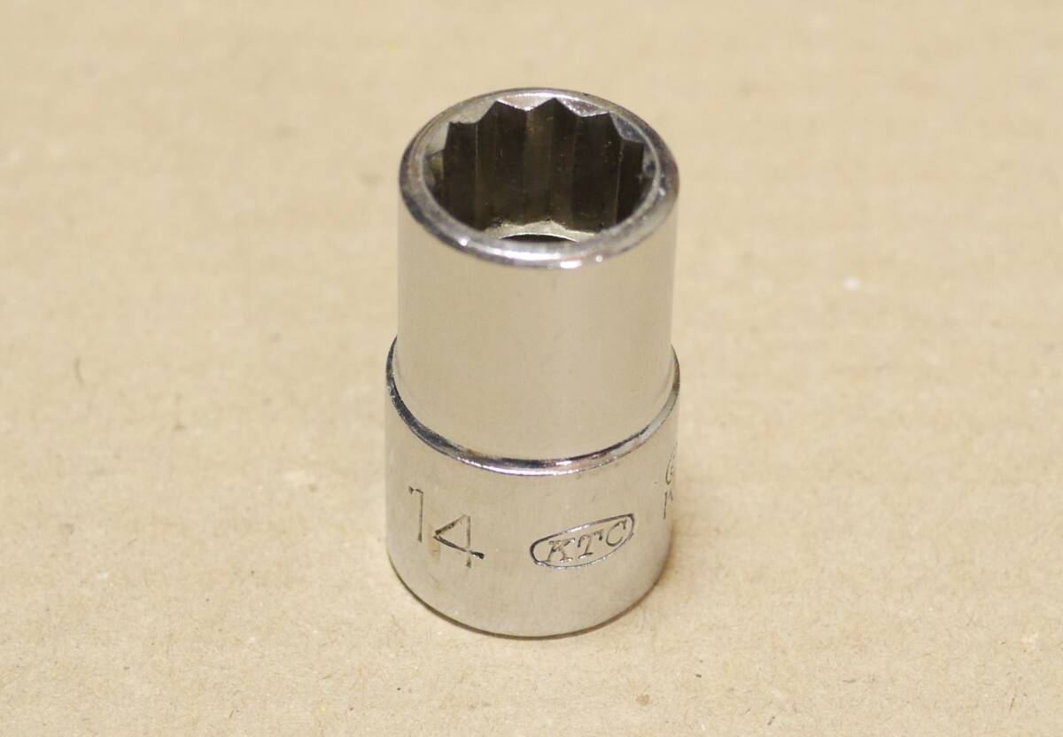 Yahoo!オークション - KTC 14mm B30-14 差込角 12.7 mm 1/2 inch 旧ロ...