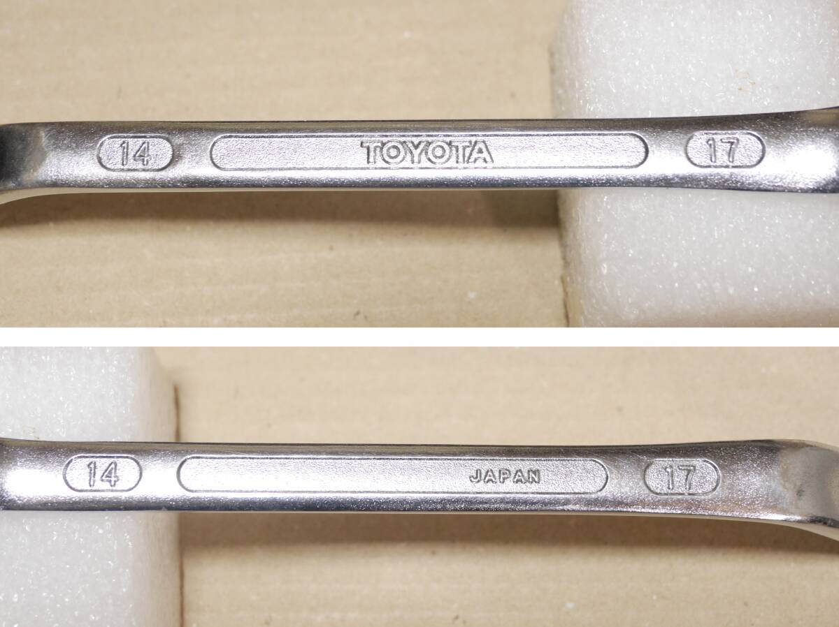 Yahoo!オークション - TOYOTA 純正 KTC 14 × 17 mm メガネ レンチ 検)...