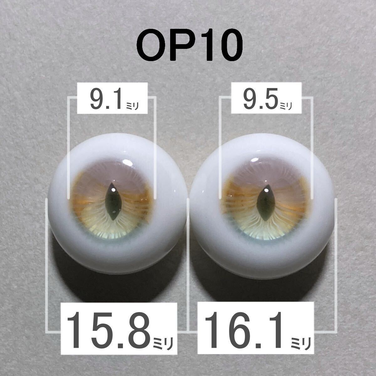 Yahoo!オークション - 【OP10】約16ミリ グラスアイ
