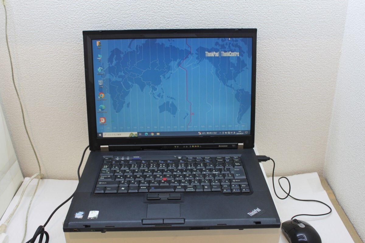 Yahoo!オークション - 名機 15型 Lenovo ThinkPad T61 Core2Duo-1.8G 2...