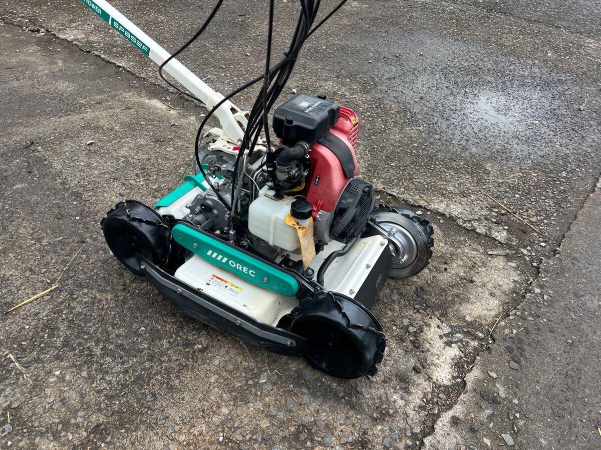 Yahoo!オークション - 001 OREC オーレック ロータリモーア 歩行型 自...