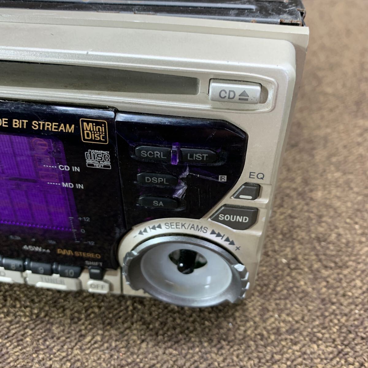 Yahoo!オークション - AV10-474 激安 カーステレオ SONY WX-C60MD 4800...