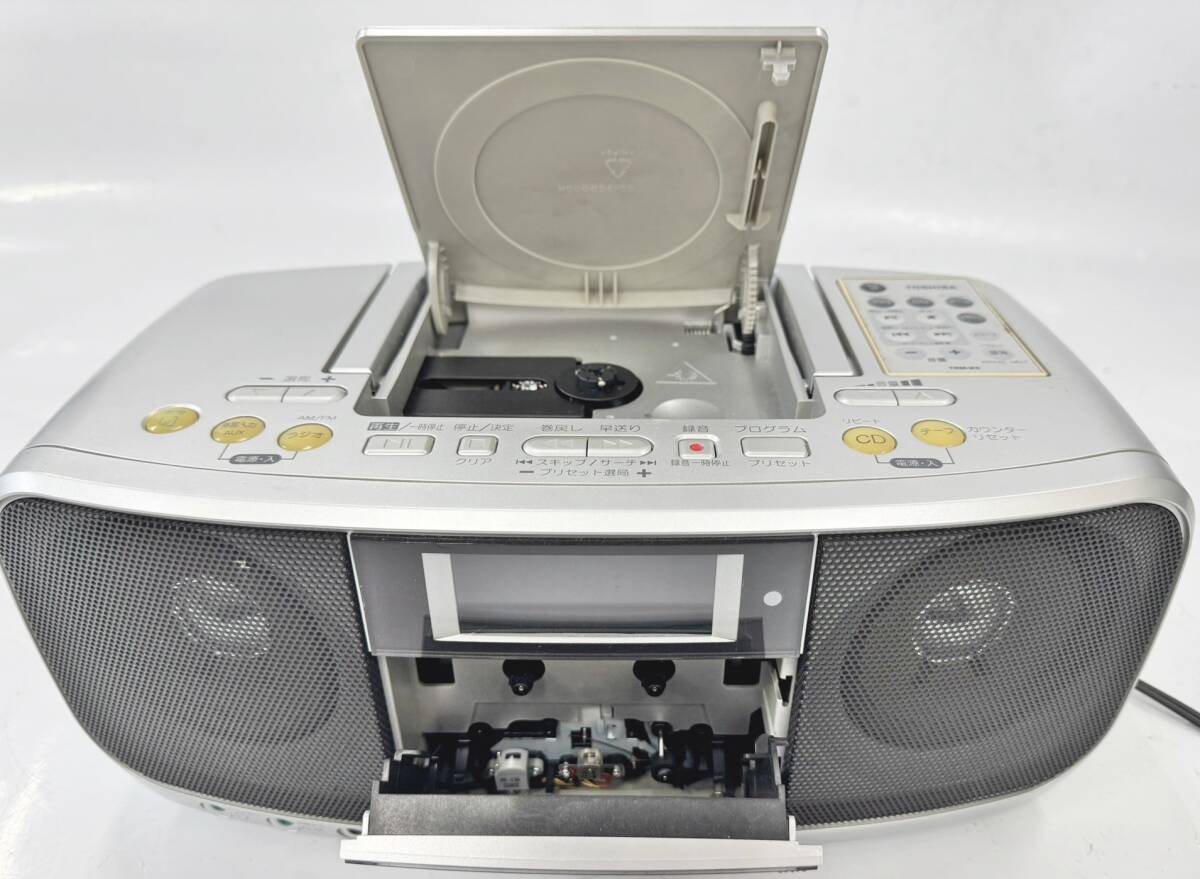 Yahoo!オークション - 東芝 TOSHIBA TY-CDK5 CDラジカセ ラジオ カセッ...