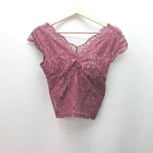 Yahoo!オークション - EMODA Vネック ブラパット入り 総レース 花柄 ...